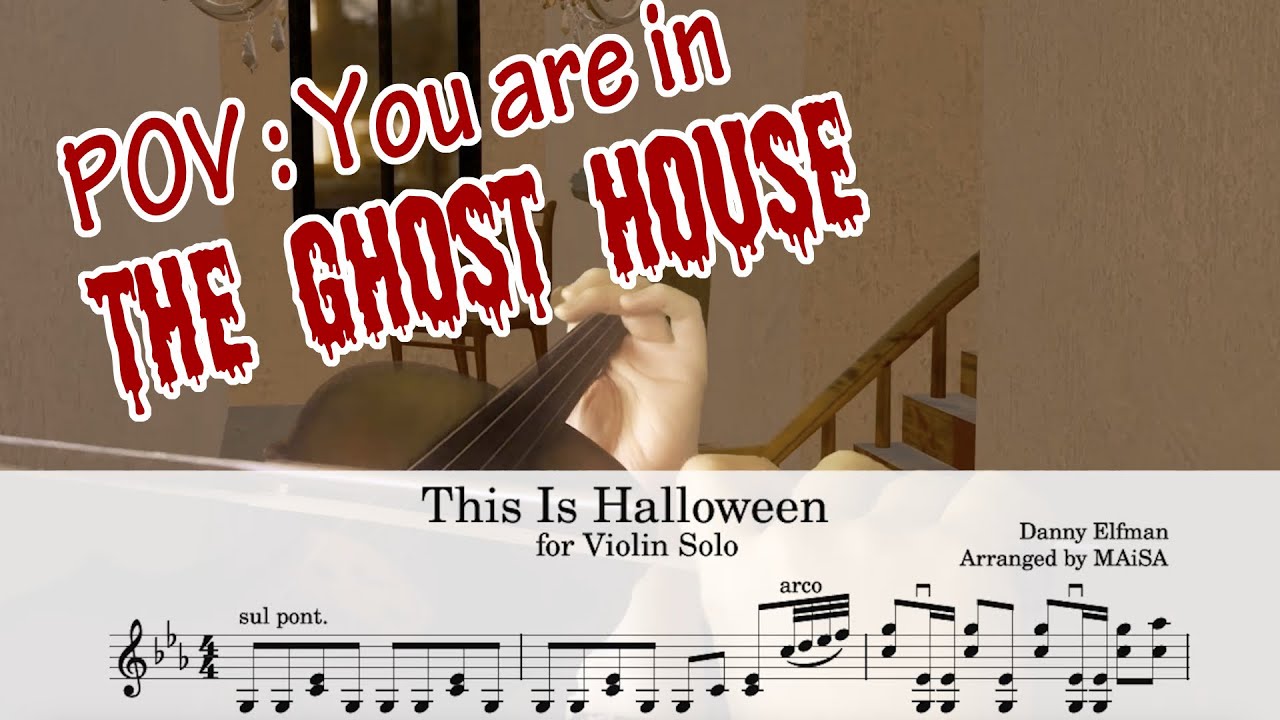 Danny Elfman "This Is Halloween" for Violin Solo with Sheet music ...