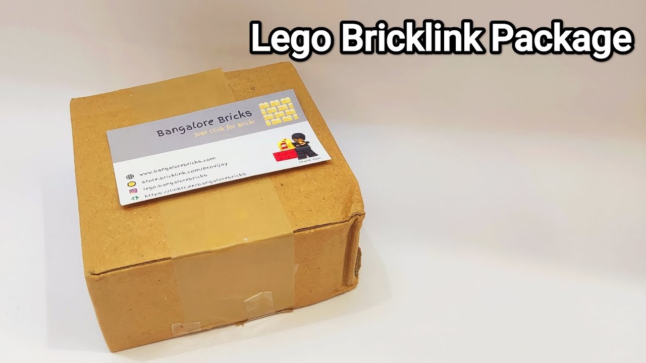 Lego Bricklink Package unboxing - YouTube
