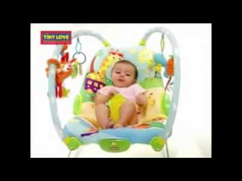 Tiny Love Gymini Bouncer - YouTube