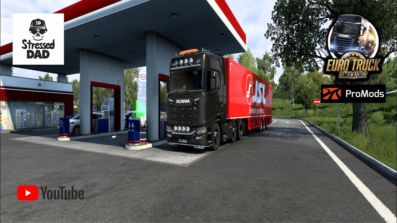 ETS2 ProMods 2.65 - Edinburgh to Kolding | Euro Truck Simulator 2 ...