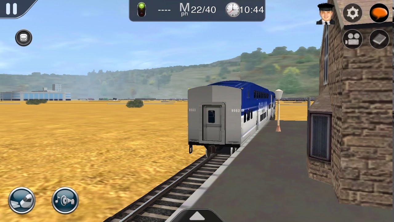 Train Simulator 2 Surfline Commuter Train Pass By - YouTube