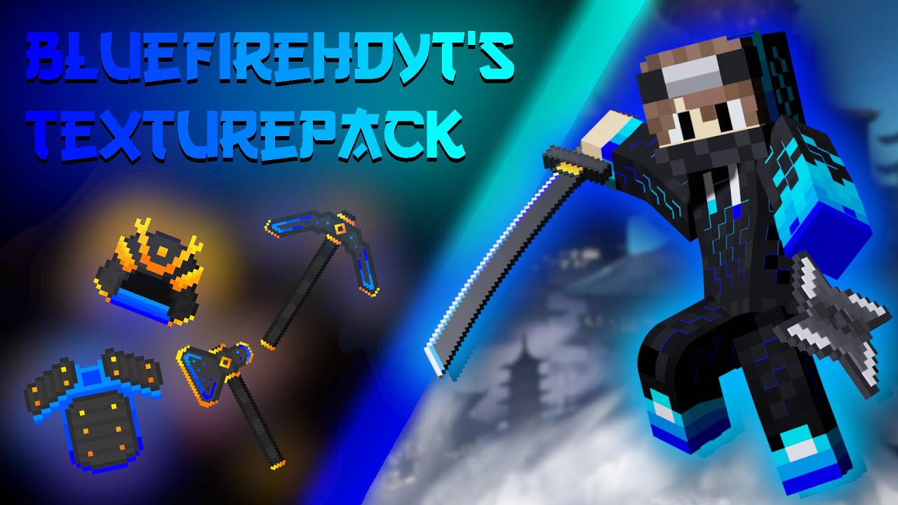 Minecraft pvp Samurai Texturepack 1.8.9 by BluefireHDYT - YouTube
