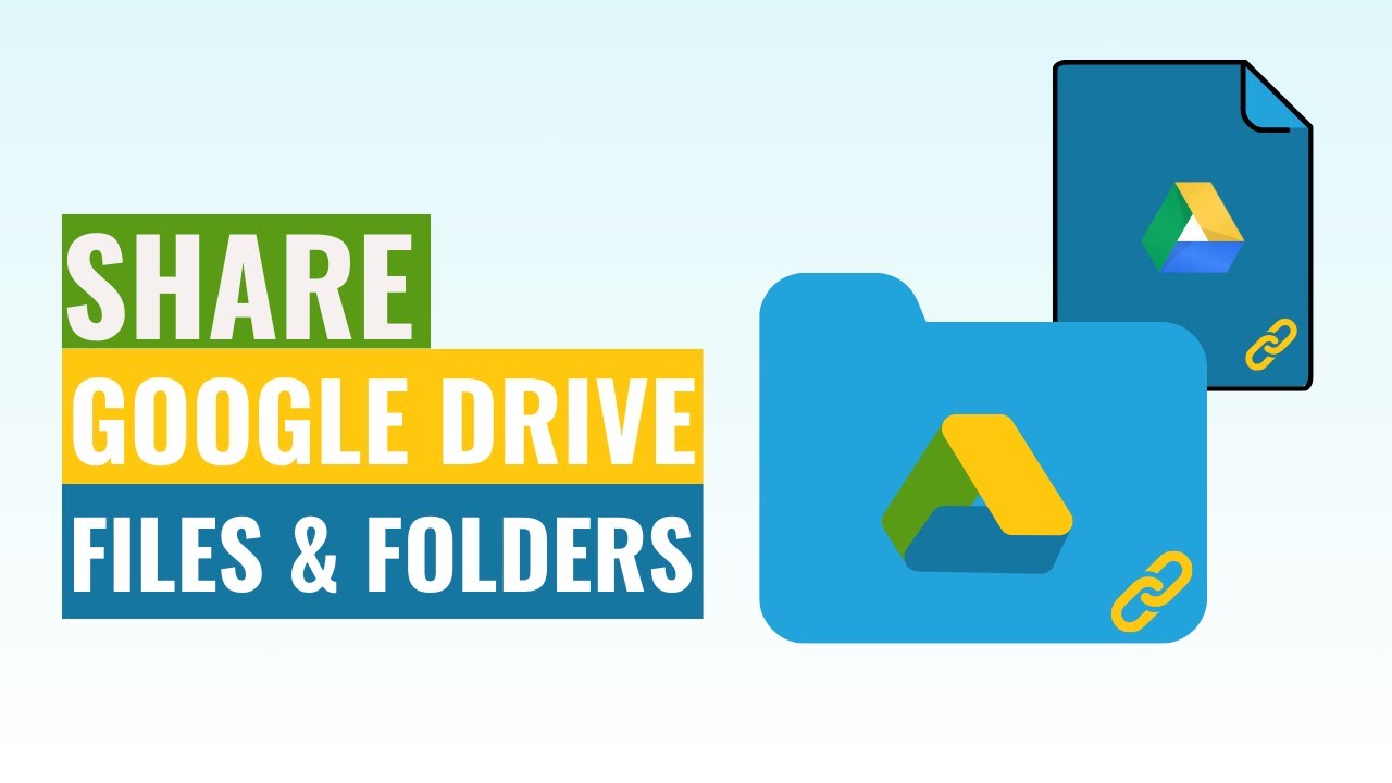 How to Share Files and Folders on Google Drive with a Link - YouTube