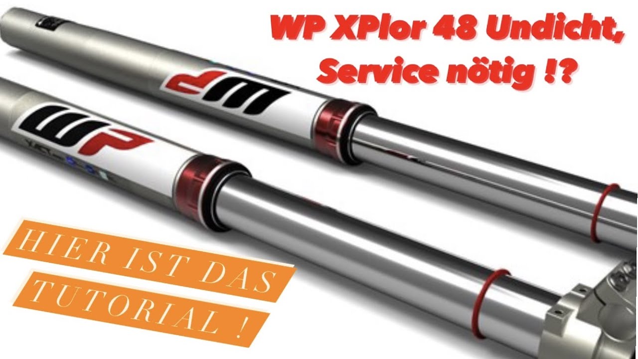 WP XPlor 48 Open Cartridge Gabel Service - Tutorial Deutsch KTM Husqvarna GasGas - YouTube
