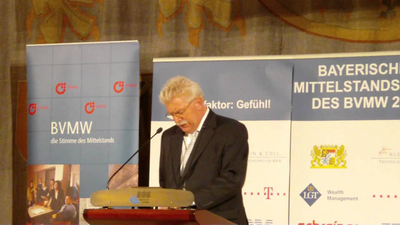 Bayreischer Mittelsstandpreis BVMW Wirtschaftsminiter Martin Zeil 2010 ...