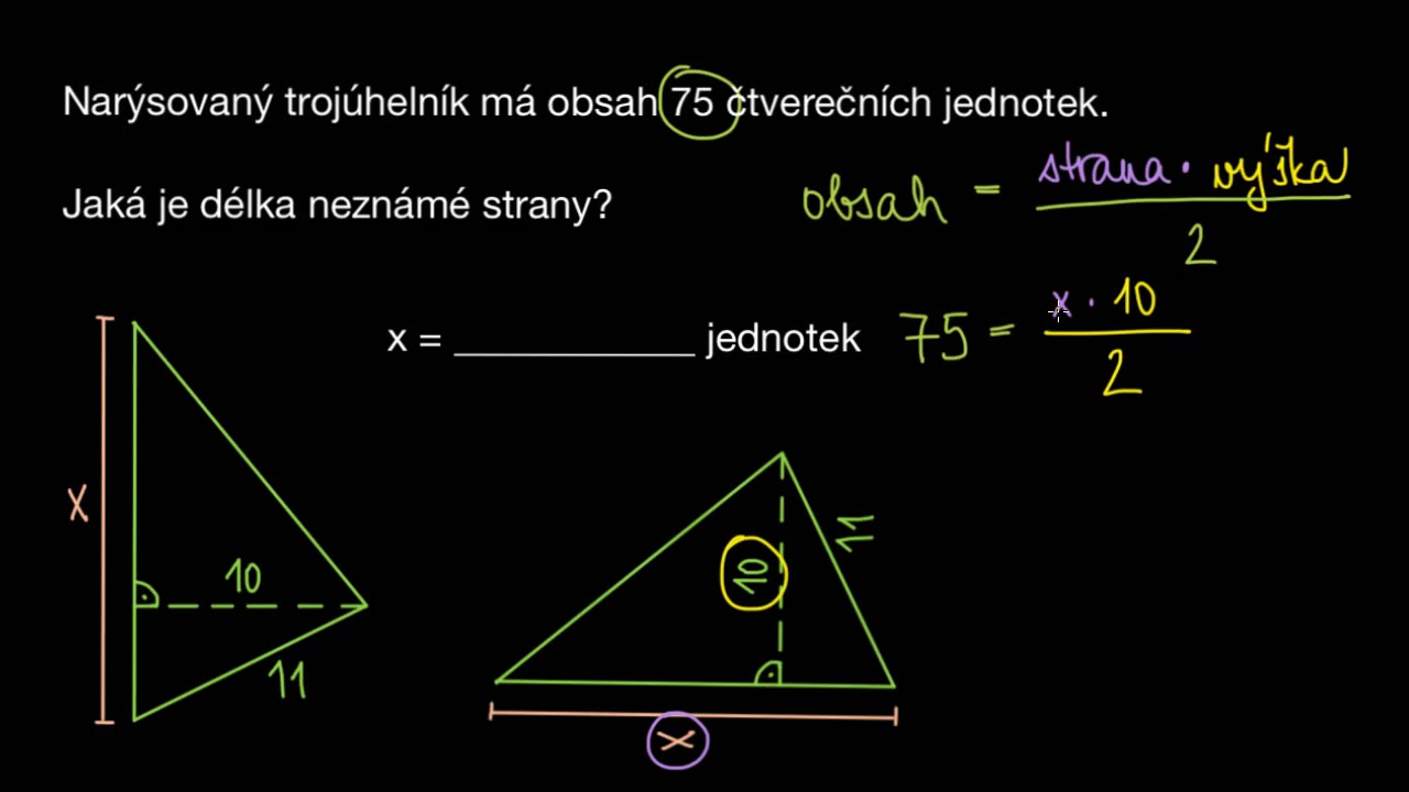V po et Strany V Troj heln ku Pomoc Obsahu Geometrie Khan Academy V po et Strany V Troj heln ku Pomoc Obsahu Geometrie Khan Academy