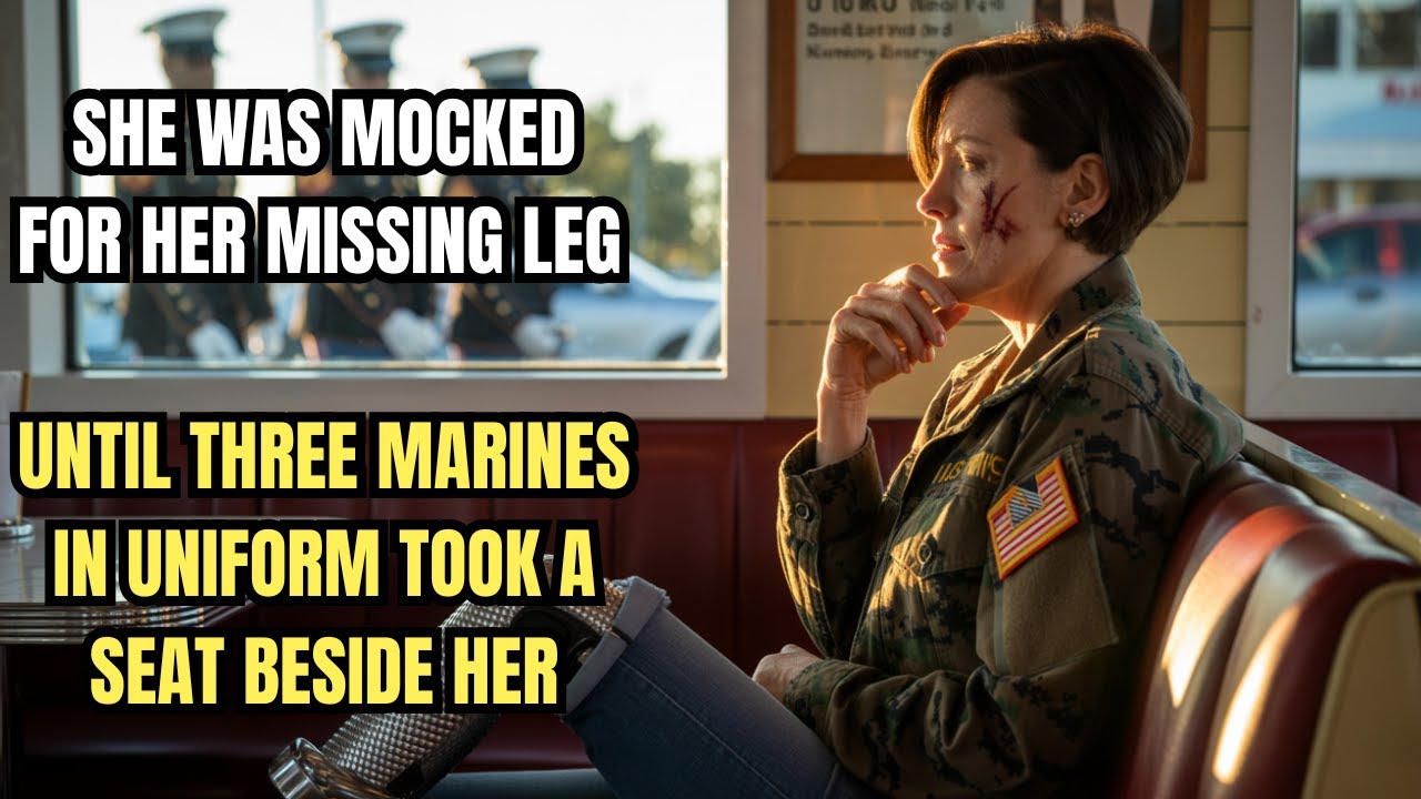 She Was Mocked for Her Missing Leg — Until Three Marines in Uniform ...