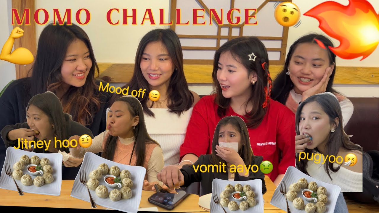 Eat fast & win/ 2 plates momo/ food challenge at saramart📍 - YouTube