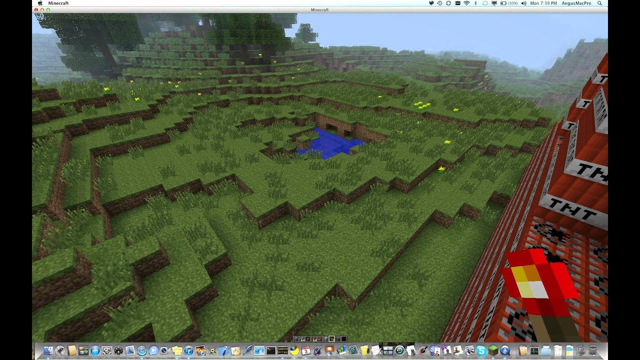 Ginormous Minecraft Robot Explosion - YouTube