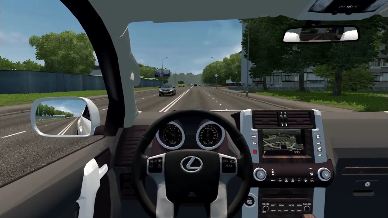 City Car Driving - Lexus GX460 Gameplay | PC High Graphics | Sunrise ...