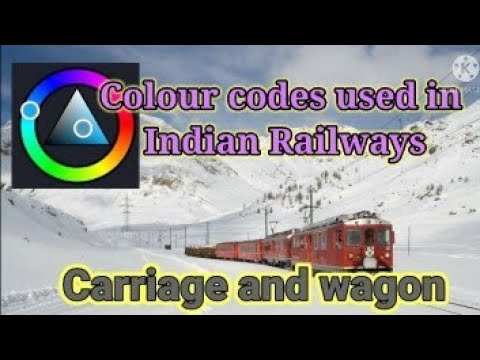 Colour codes used in indian railways (Carriage and wagon) - YouTube