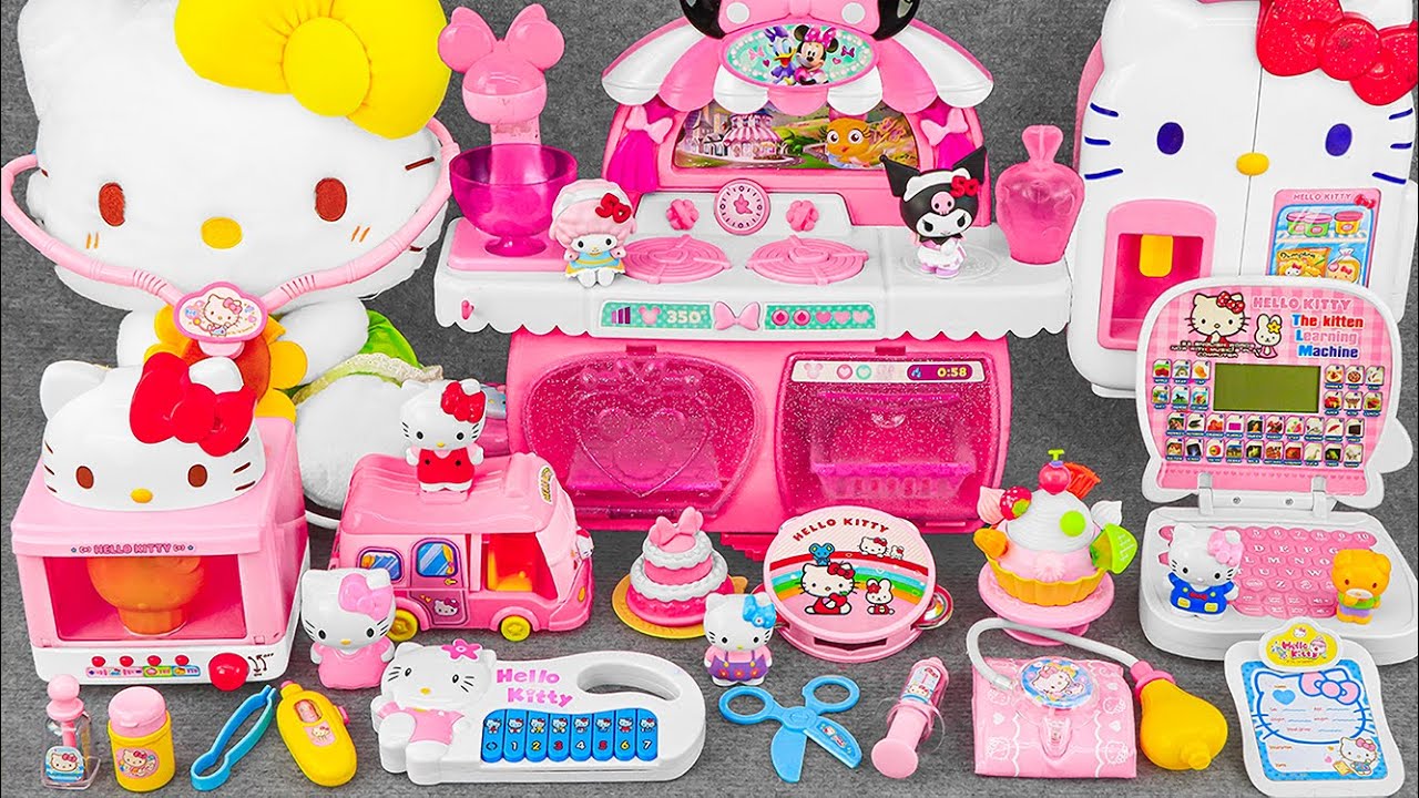 138 Minutes Satisfying With Unboxing Hello Kitty Kitchen Set | Cutee ...