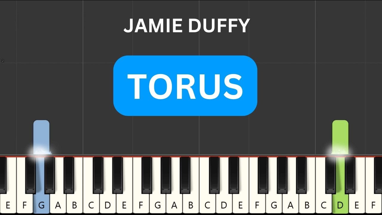 Jamie Duffy - Torus (ACCURATE Piano Tutorial) (Sheet Music) - YouTube