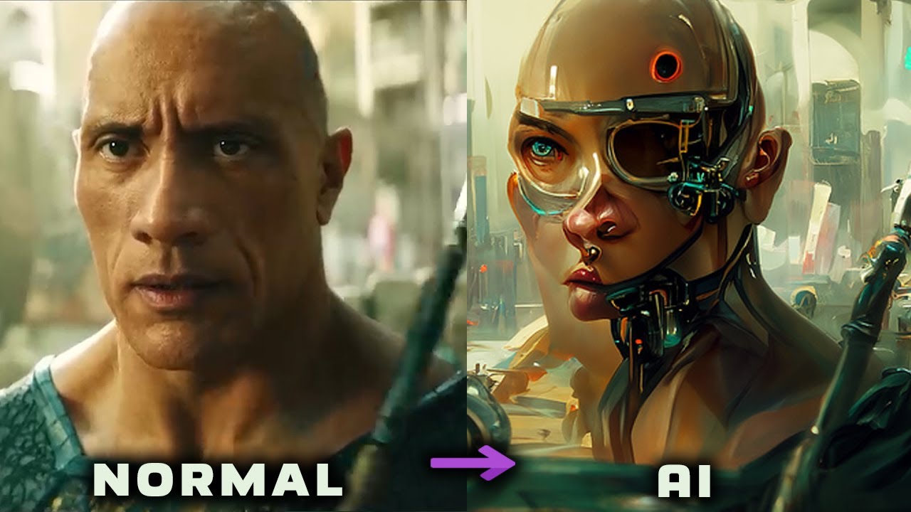 Black Adam to AI | Turn Your Videos Into Stylized Animation with AI | Disco Diffusion ...