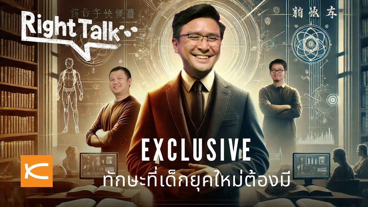 ทักษะสุดล้ำค่าที่เด็กยุคใหม่ต้องมี | Right Talk EP.11 (ดร.บิ๊ก x ด.ช. ...