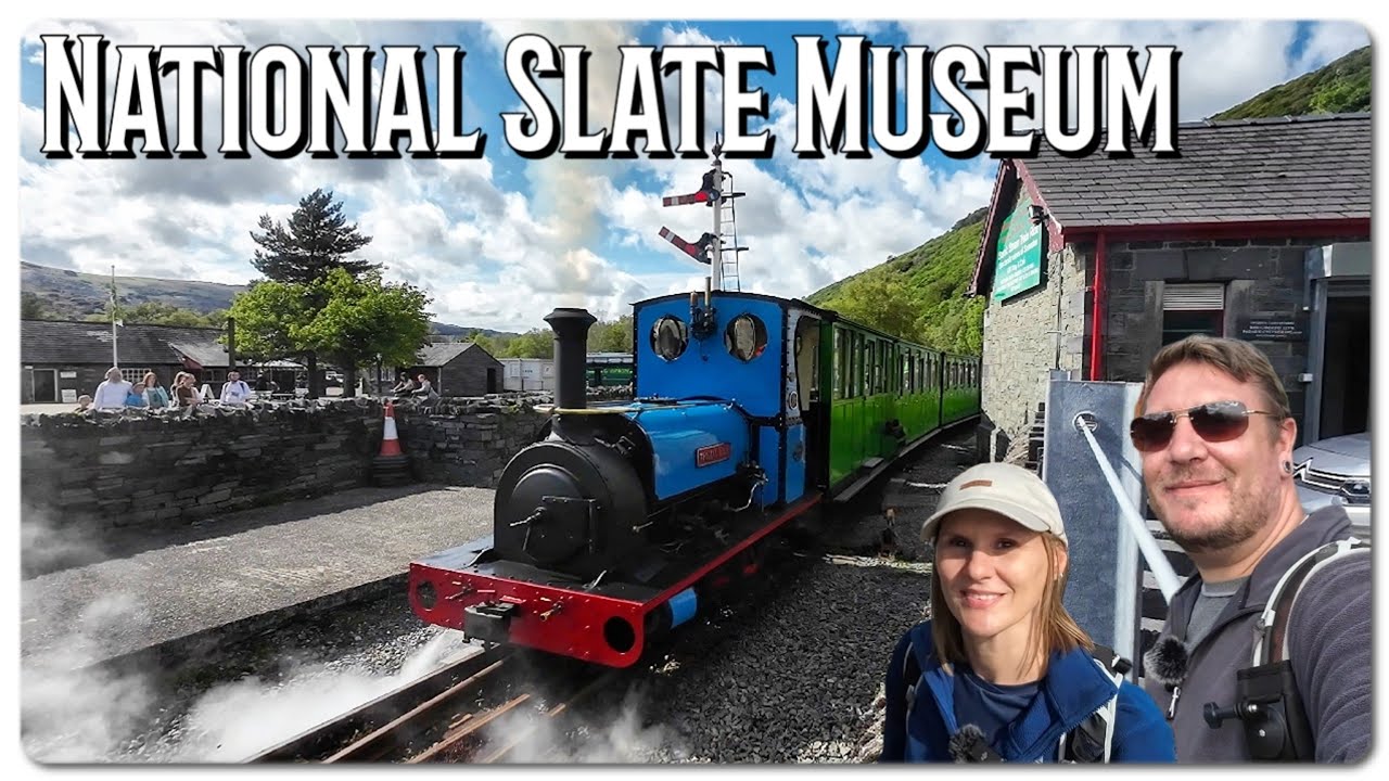 National Slate Museum and HERITAGE Lake Railway. Llanberis North Wales ...