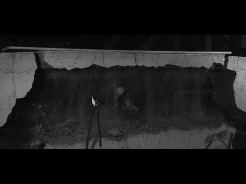 Lap splice test of a reinforced concrete beam (B-0)
