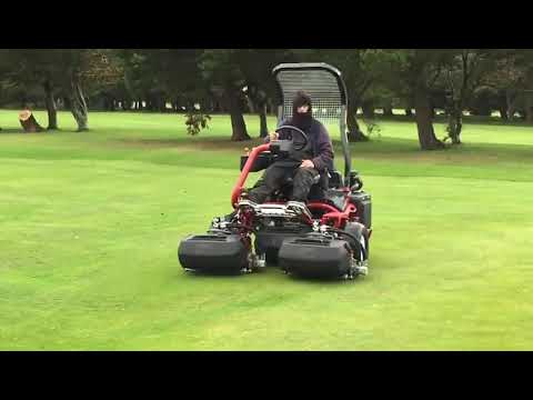 Effortless Greens Mowing: Toro Triflex 3400 Demo at Prestwick St ...