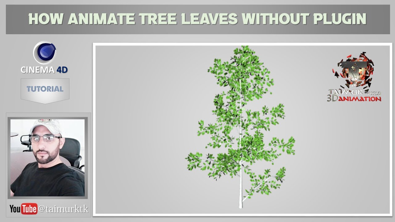 How to Animate Tree Leaves without Plugin in Cinema 4D (Urdu) - YouTube