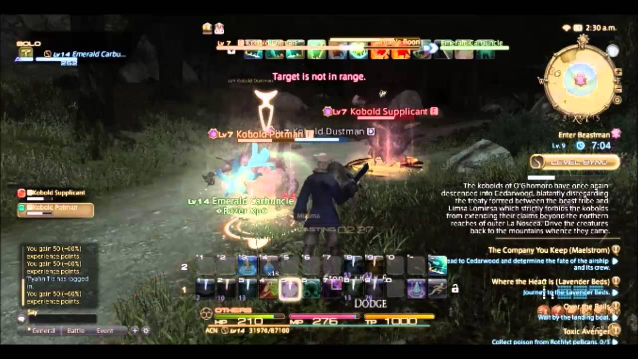Final Fantasy XIV ARR Fate Enter Beastman Guide - YouTube