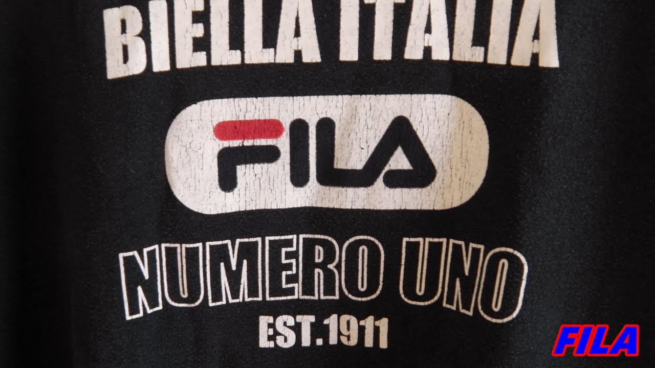 FILA BILALLA ITALIA NUMERO UNO EST. 1911 / フィラ スウェット トレーナー - YouTube