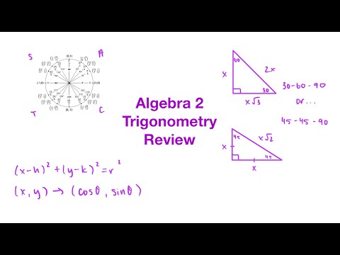 Algebra 2 Regents - Trigonometry (Detailed Review) - YouTube