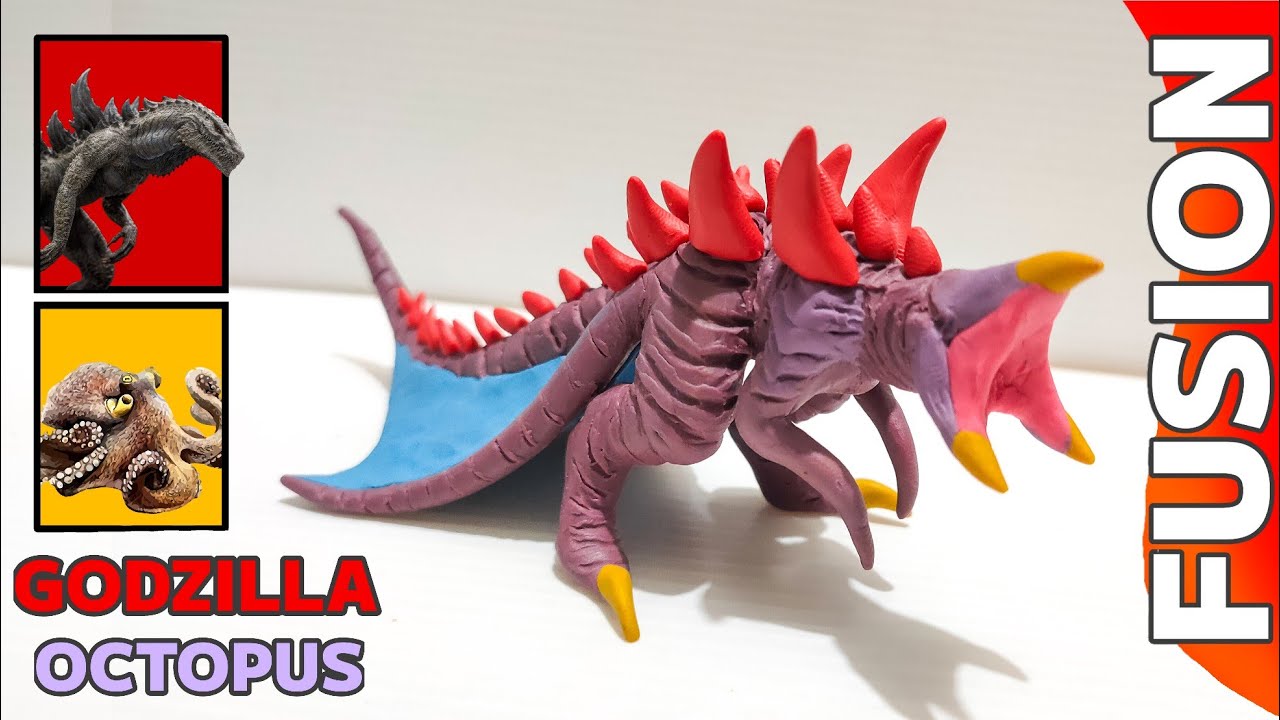 Godzilla1998 Fusion Octopus : SculptSpeedModel - YouTube