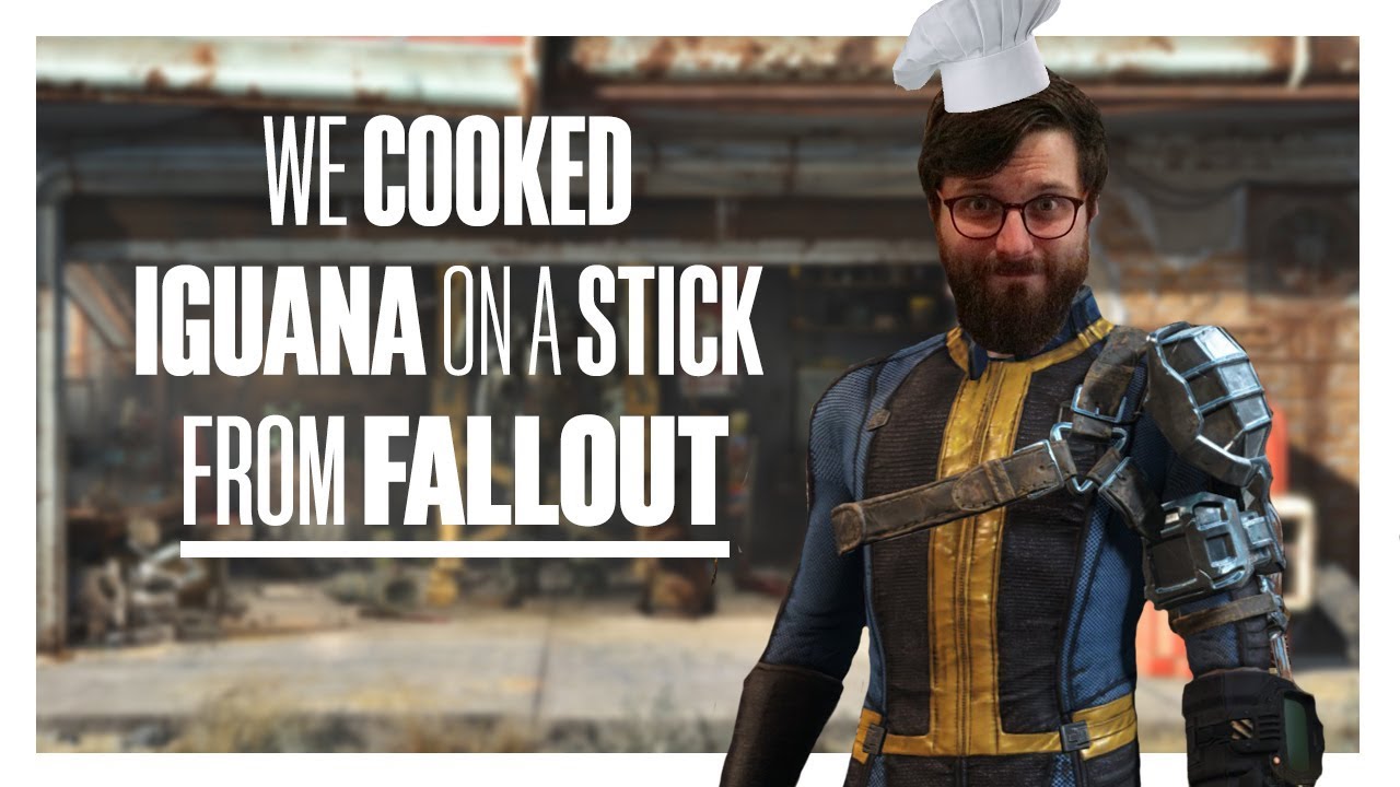 We cooked Iguana on a Stick from Fallout (sort of) - YouTube
