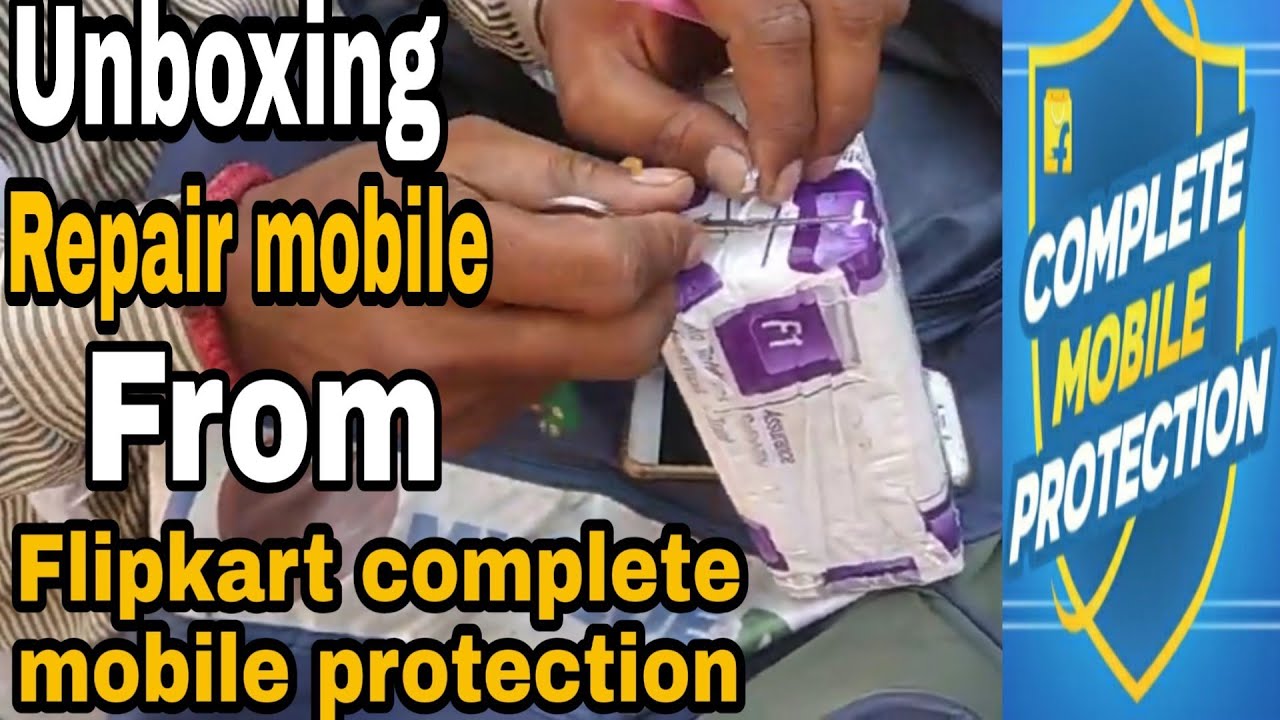 Unboxing 📲 Repaired mobile from flipkart complete mobile protection📲 ...