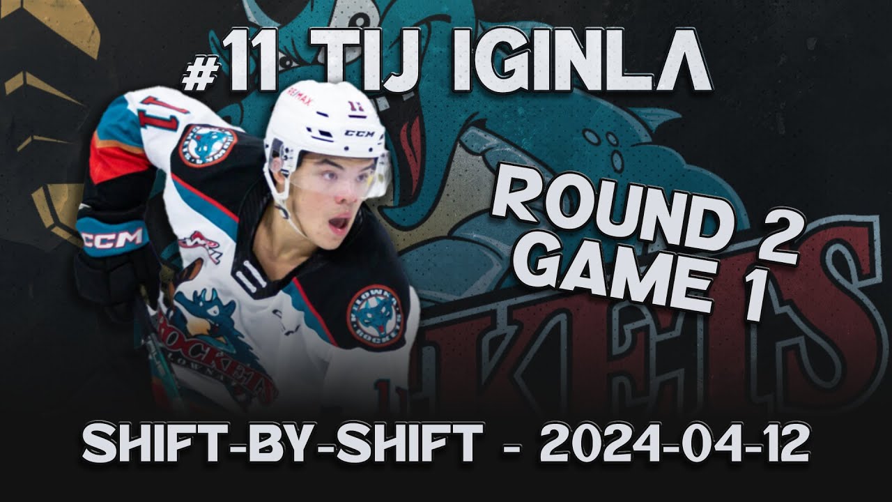 Tij Iginla (#11) - Shift-by-shift | Drafted by Montreal? 2024-04-12 ...