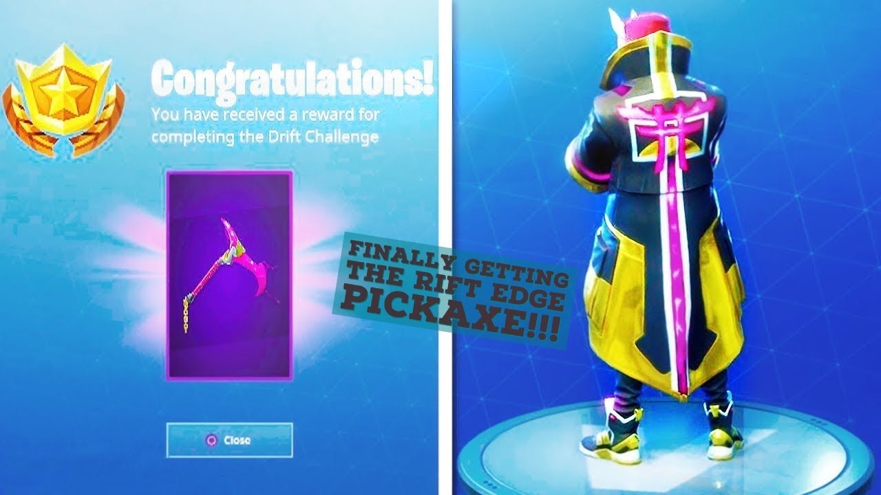 OMG!!!Finally Getting the Rift Edge Pickaxe | Fortnite Battle Royale ...