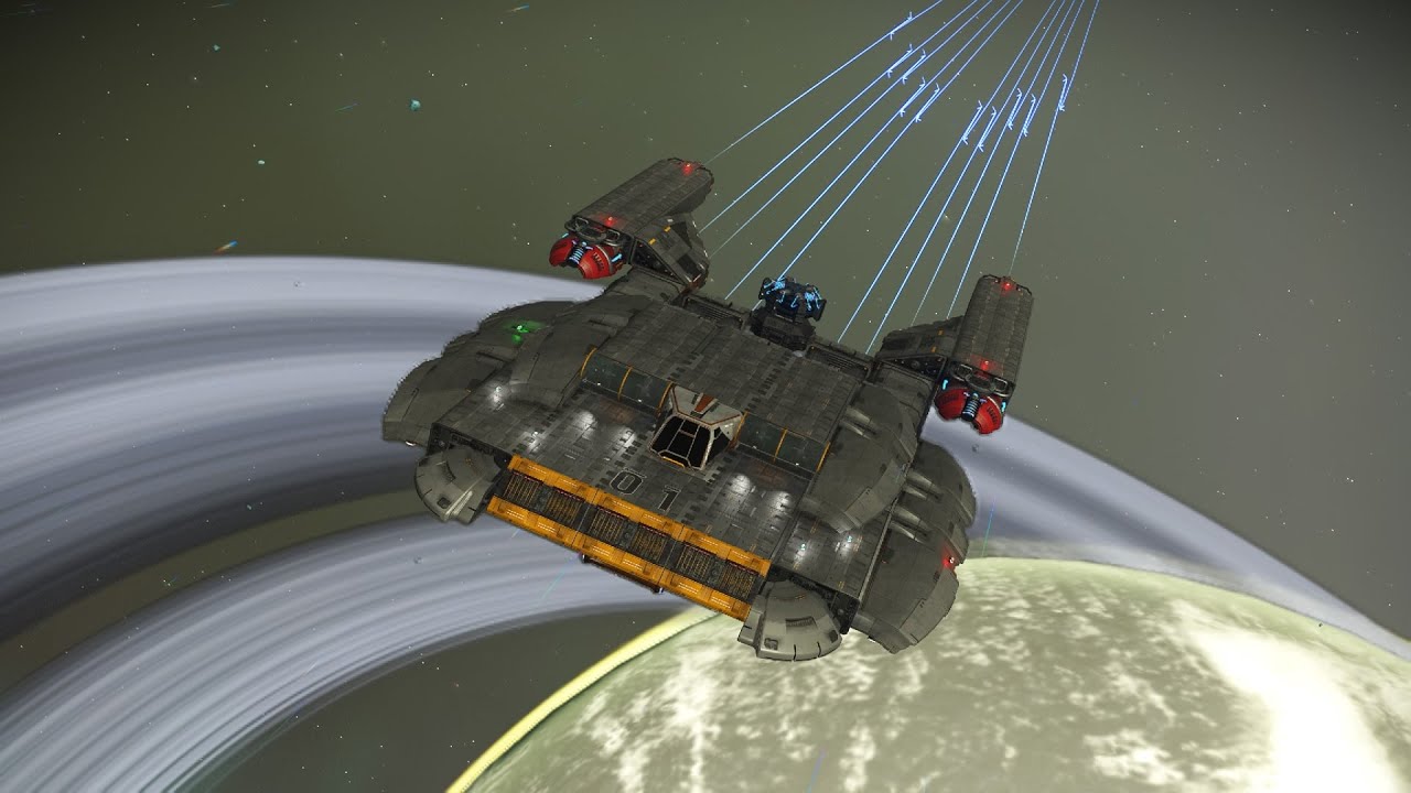 Building the NX-01 Enterprise (Corvette) in NMS part1 - YouTube