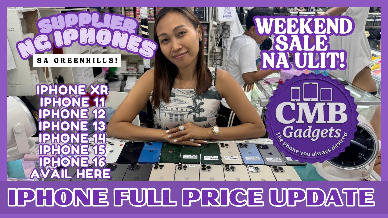MEGA FULL PRICE NG MGA LEGIT IPHONES DITO SA GREENHILLS! IPHONE XR,11 ...