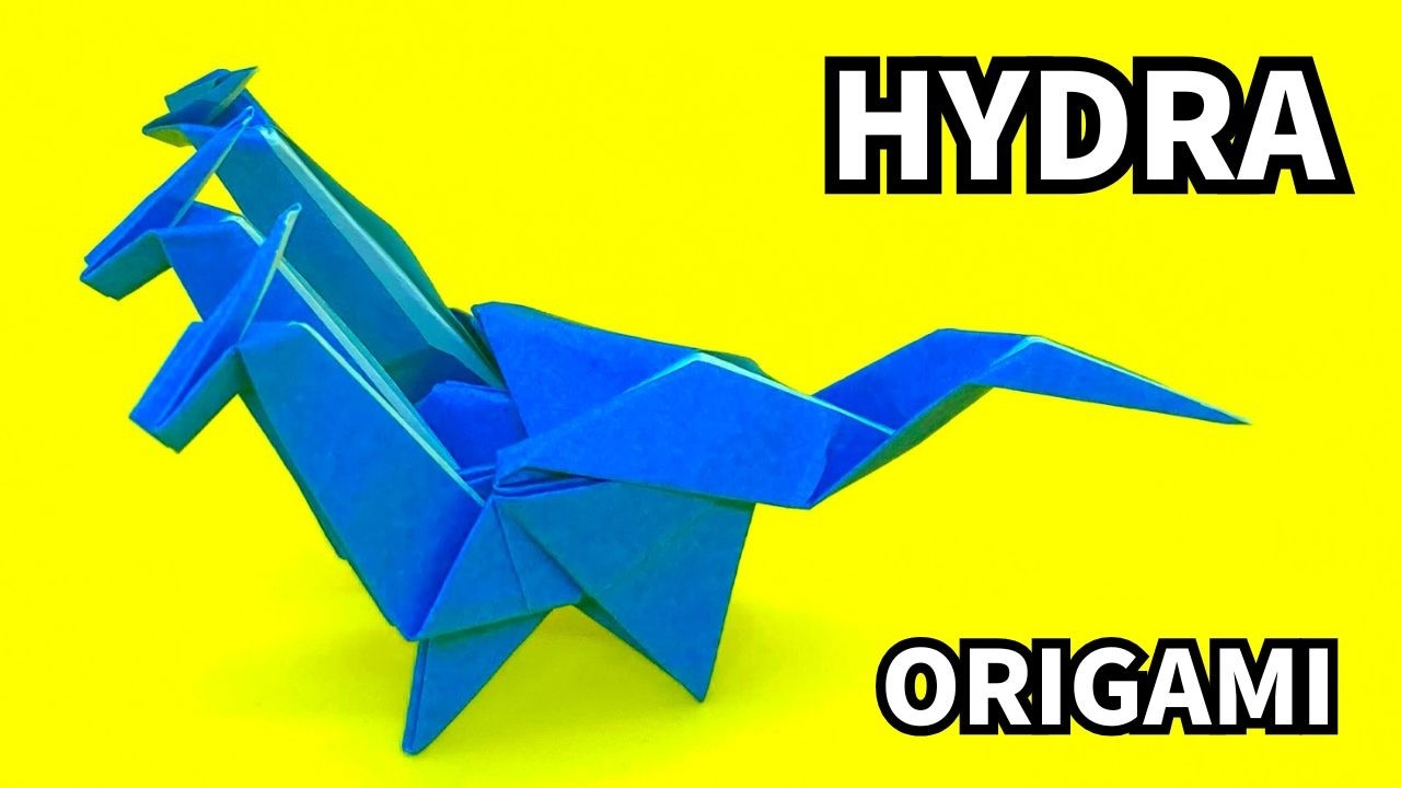 How to make an easy origami hydra 2 - YouTube