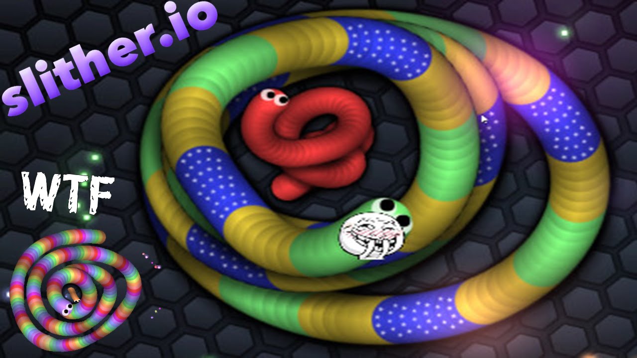 Slither.io - Shout Out To Most Lucky Longest Worm | Funny Momment - YouTube