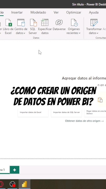 ¿Como crear un origen de datos en Power BI? #sistek #sistekperu #powerbi - YouTube