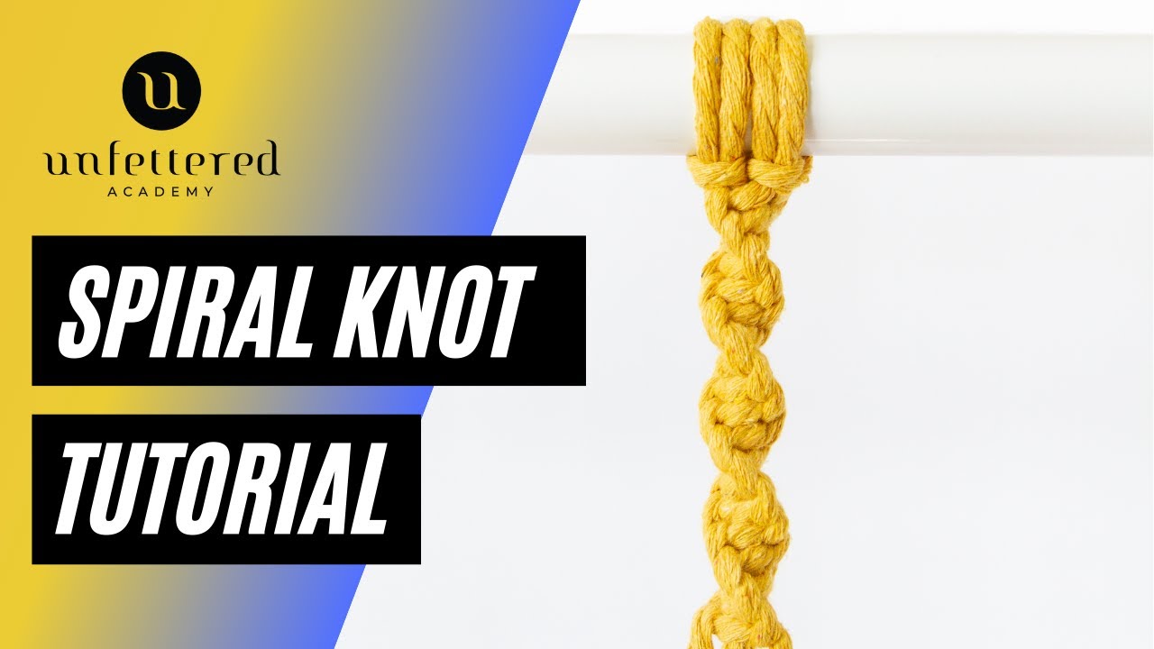 Spiral Square Knot Tutorial Reel - YouTube