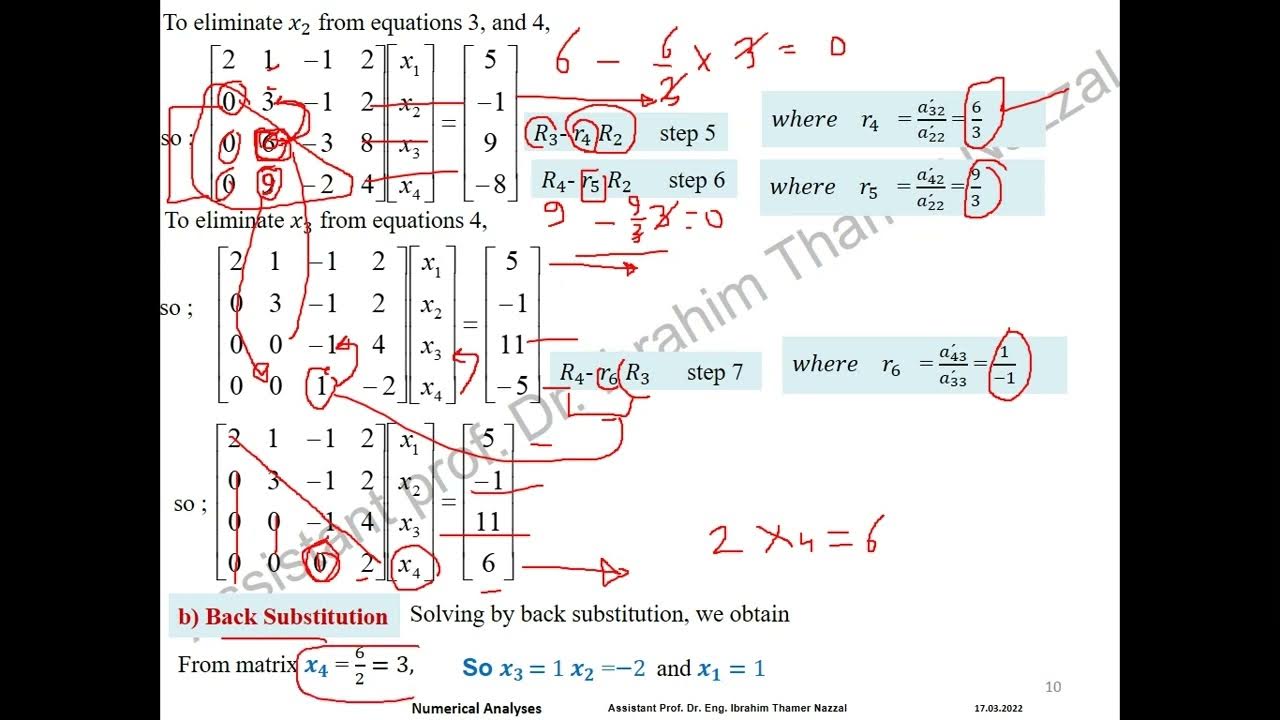 lecture 3 (system of linear equations) - YouTube