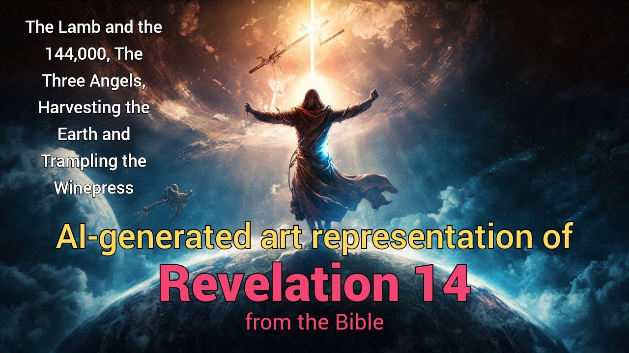 AI Generated Art Revelation 14 Harvesting The Earth Trampling The