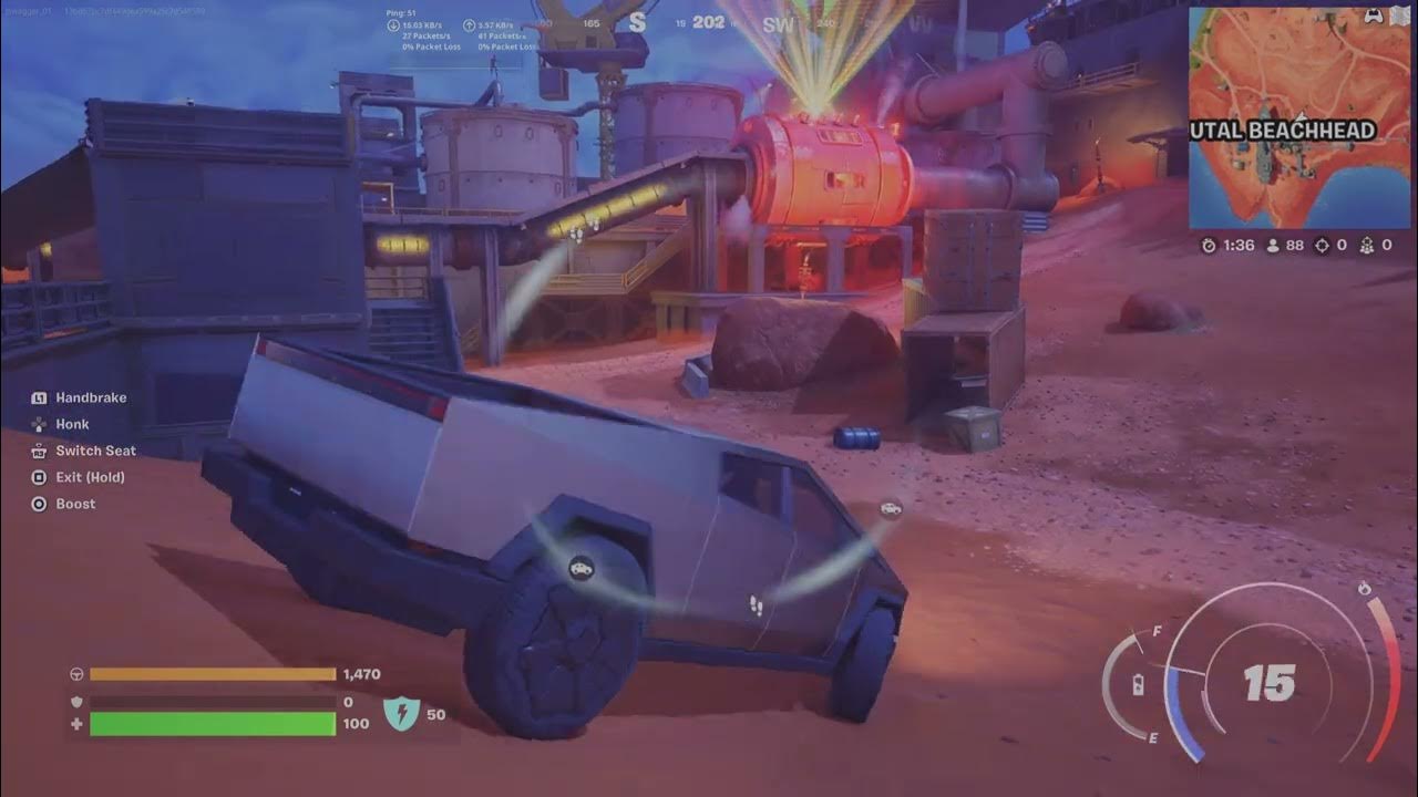 Fortnite Chapter 5 Season 3 Redline Rig Exposion Live Event Gameplay - YouTube