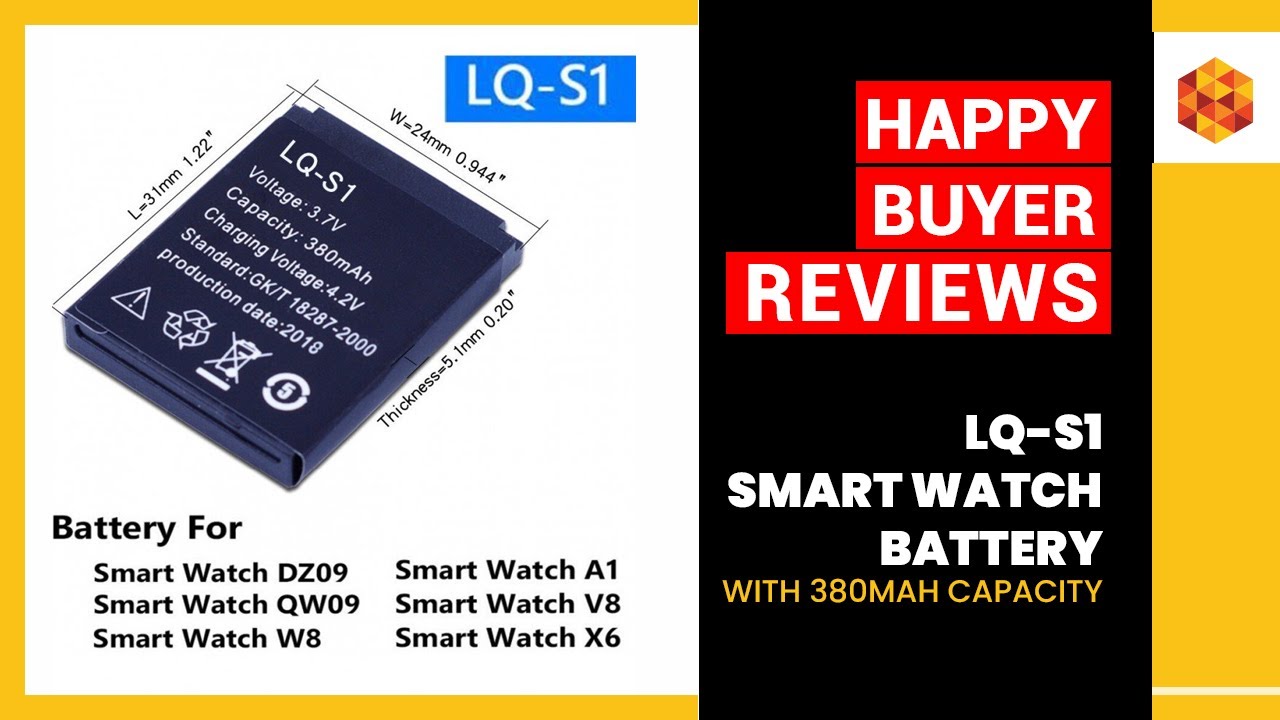 LQ-S1 Unboxing review video | Farosh.pk | Smart Watch Battery with ...