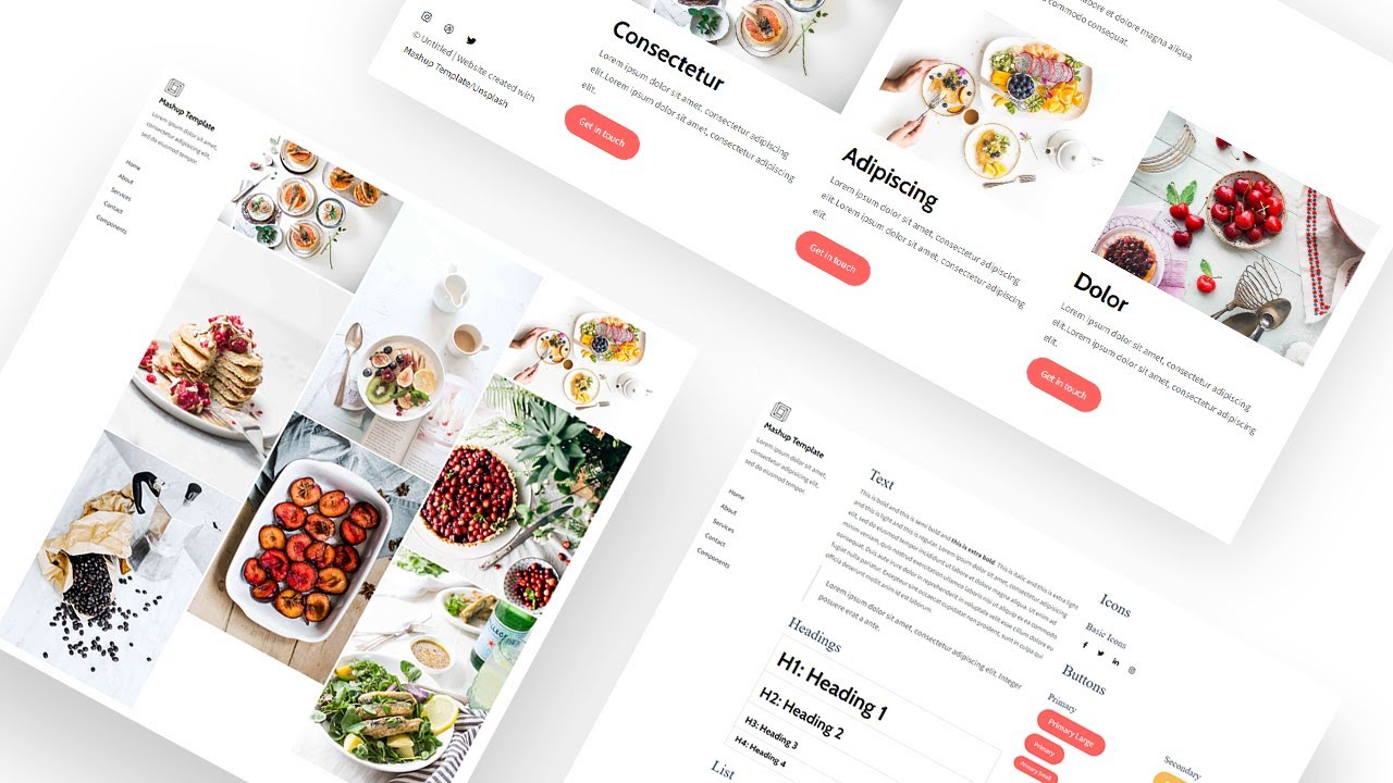 Food Landing Page HTML CSS | Free Code - YouTube