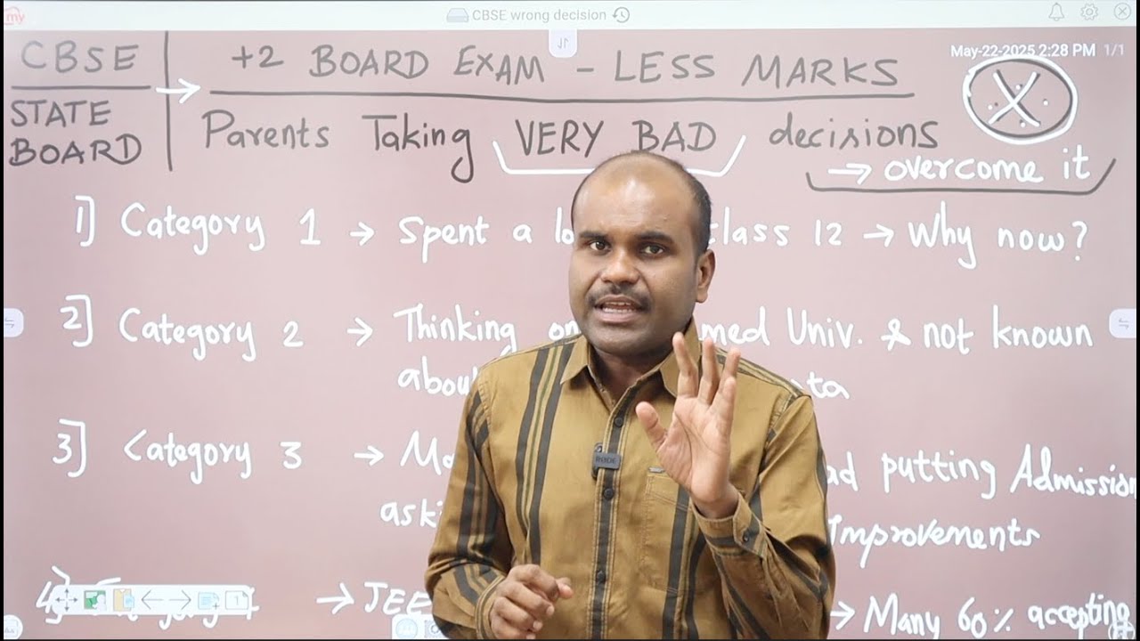 ⚠️URGENT ️| LOW Marks in BOARD Exam | BAD DECISIONS Overloaded ...