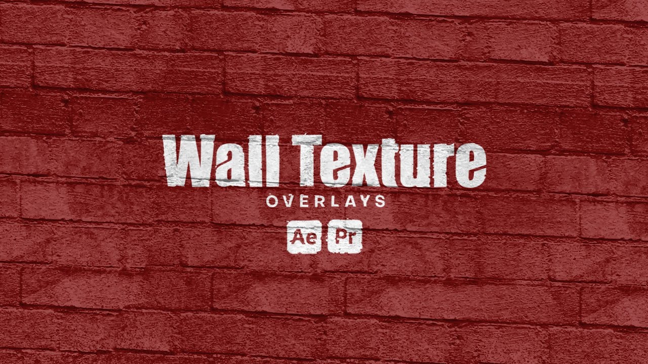 Wall Texture Overlays Premiere Pro Tutorial - YouTube
