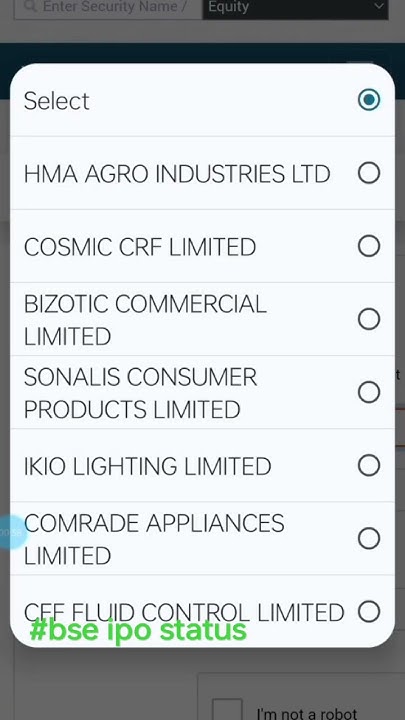 #Bse IPO allotment status IKIO LIGHTING - YouTube