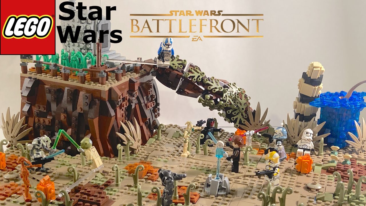 LEGO Star Wars Felucia MOC Battlefront 2 Series - YouTube