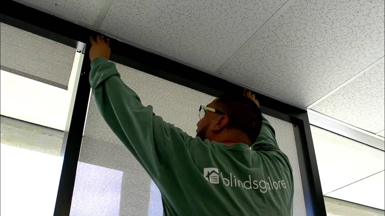How to Install Motorized Remote Control Window Shades - YouTube