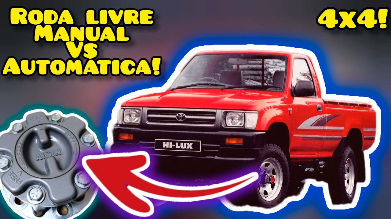 Roda Livre Manual Vs Roda Livre Automática | Tutorial 4X4 | - YouTube