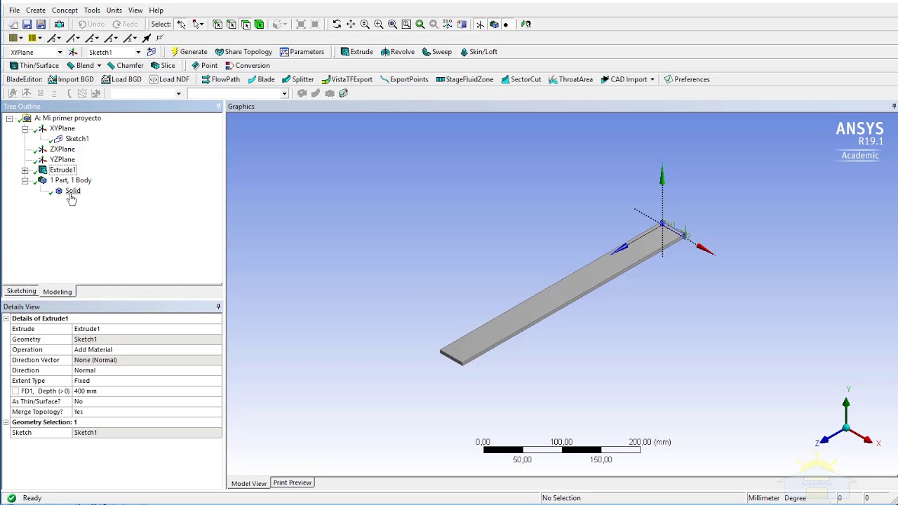 Tutorial de Ansys con aplicación sencilla estructural. - YouTube