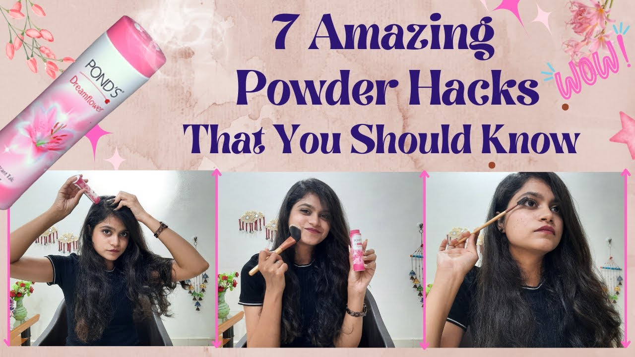 7 Amazing Powder Hacks | Must Watch Video | Different Uses of Talcum ...